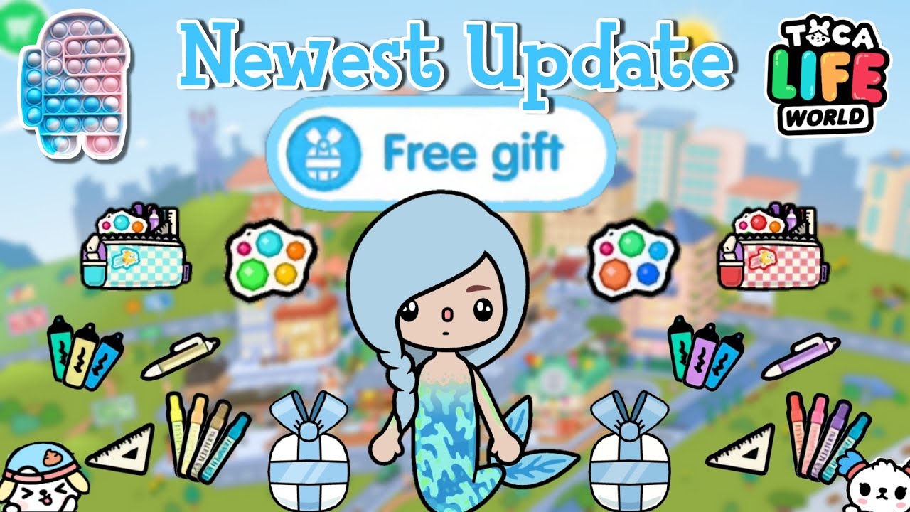 Newest Gift Update in Toca Life World Fidget Toys, Pen Case🤩💙 | Toca ...