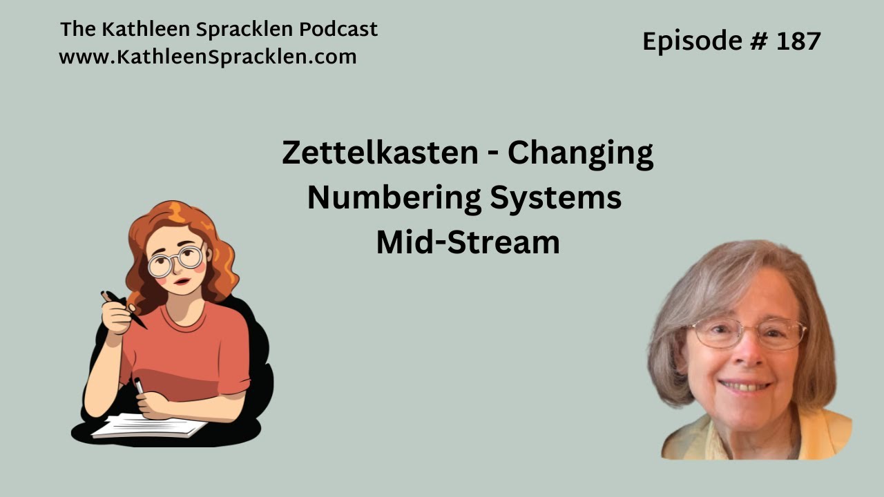 Zettelkasten - Changing Numbering Systems Mid-Stream - YouTube