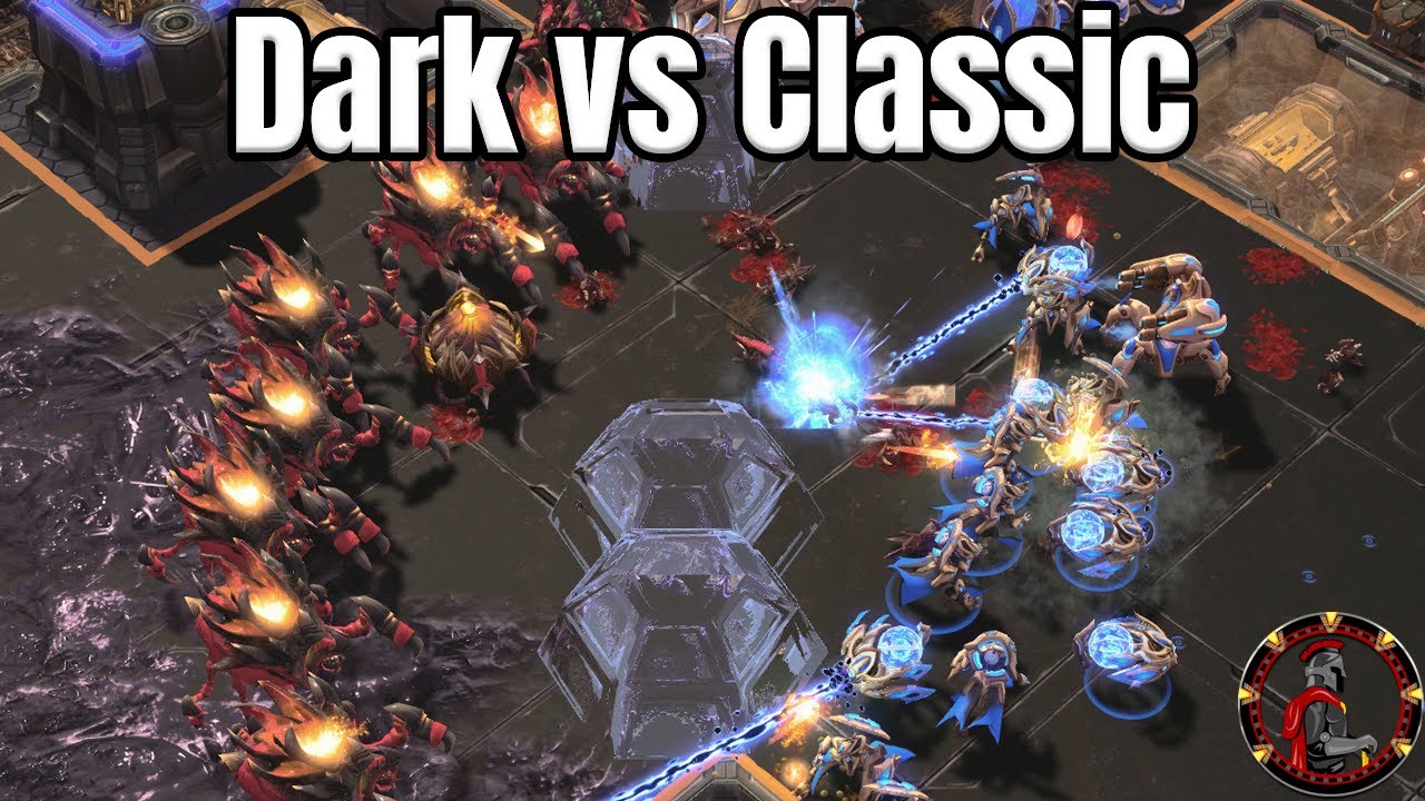 Dark vs. Classic - SC2 bo3 ZvP Adept Timing vs. Mass Ravager - YouTube