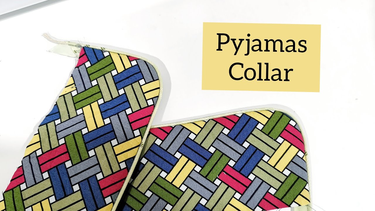 Sew Your Own Pyjamas | Preparing Pyjamas' Collar - YouTube