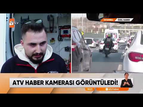 Can taşıyan ambulansa büyük taciz