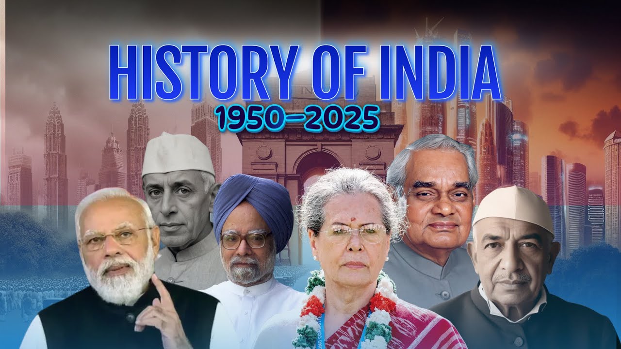 India’s Journey: From Independence to Global Powerhouse (1950-2025 ...