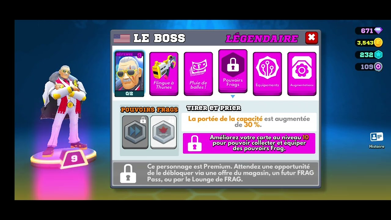 présentation du personnage frag Le Boss - YouTube