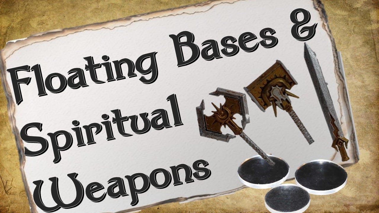 How to Make Floating Bases + Spiritual Weapon Spell Effects for D&D ...