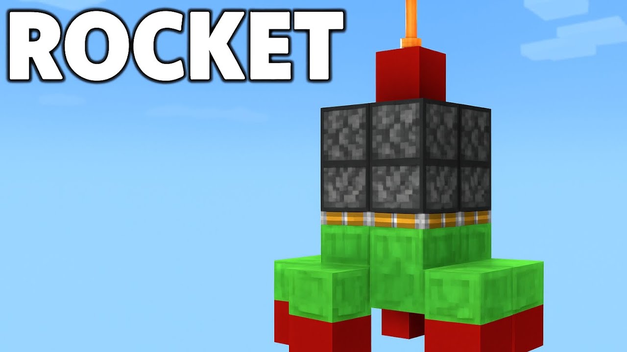 Rocket Build in Minecraft Bedrock! - YouTube
