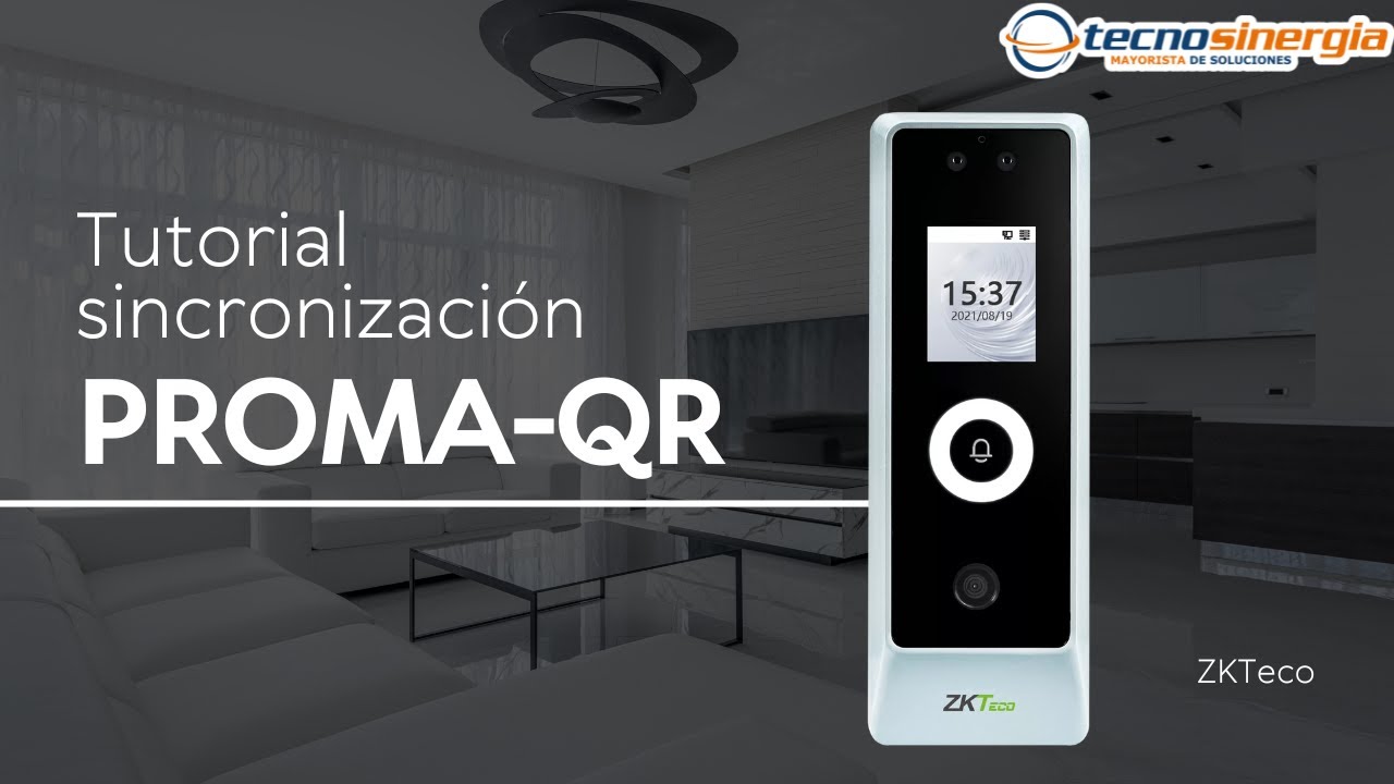 Tutorial sincronizar equipo de control de acceso a ProMA-QR de ZKTeco a ...