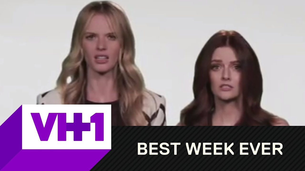 Lydia Hearst and Anne V Look for "The Face" on Best Week Ever + VH1 ...
