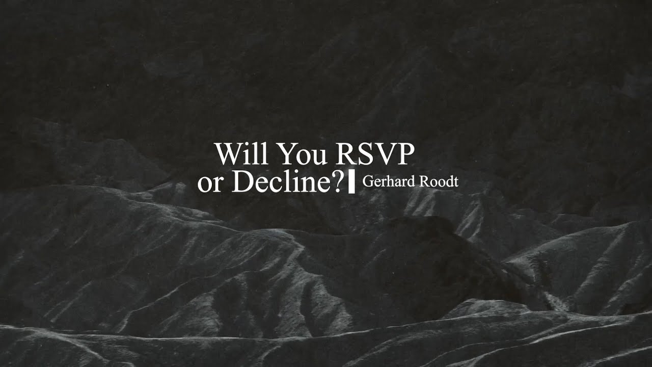 Will you RSVP or Decline - YouTube