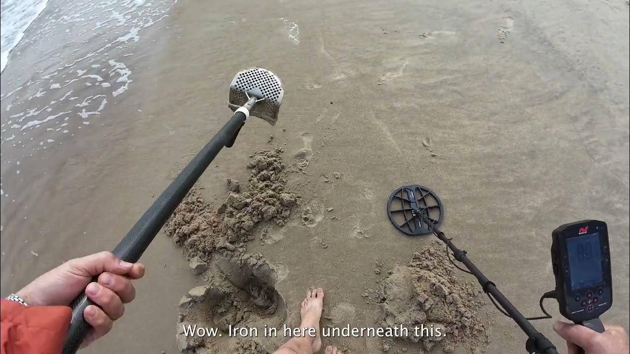Searching the MOST Difficult Beach for Gold and Silver | Metal Detecting - YouTube