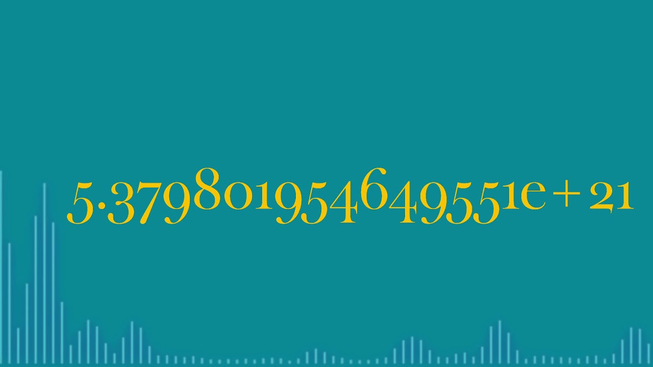 Numbers 0 to 10000000000000000000000 - YouTube