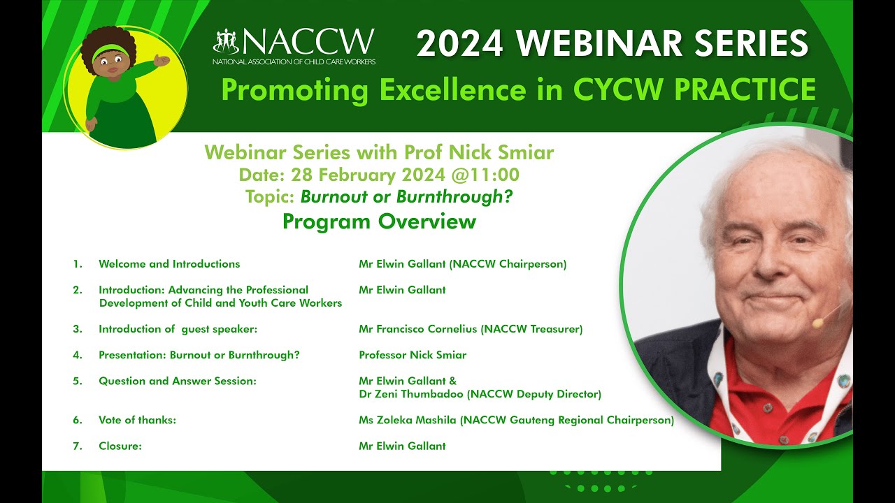 NACCW Webinar series with Prof Nick Smiar - YouTube