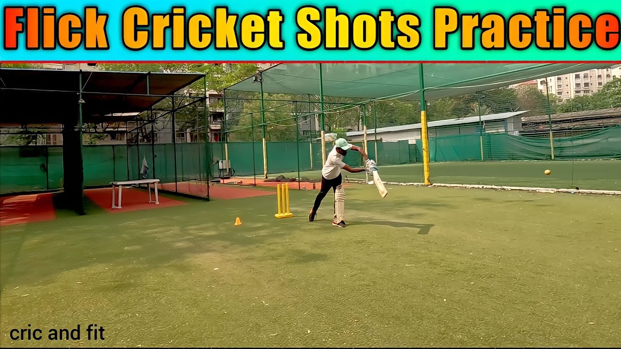 Flick cricket shot | flick shot practice | Virat Kohli flick shot # ...