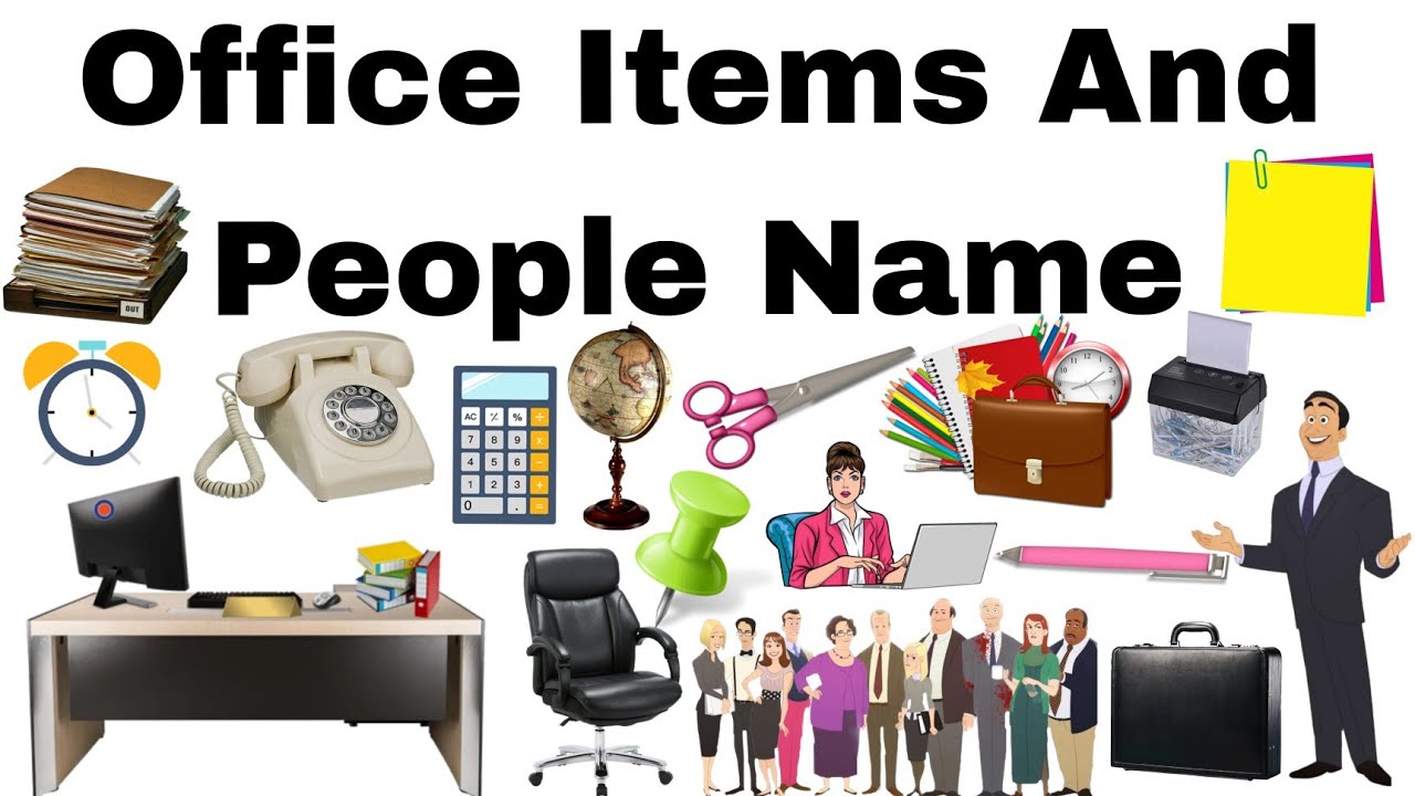 Office items vocabulary! office items name in english with pictures ...