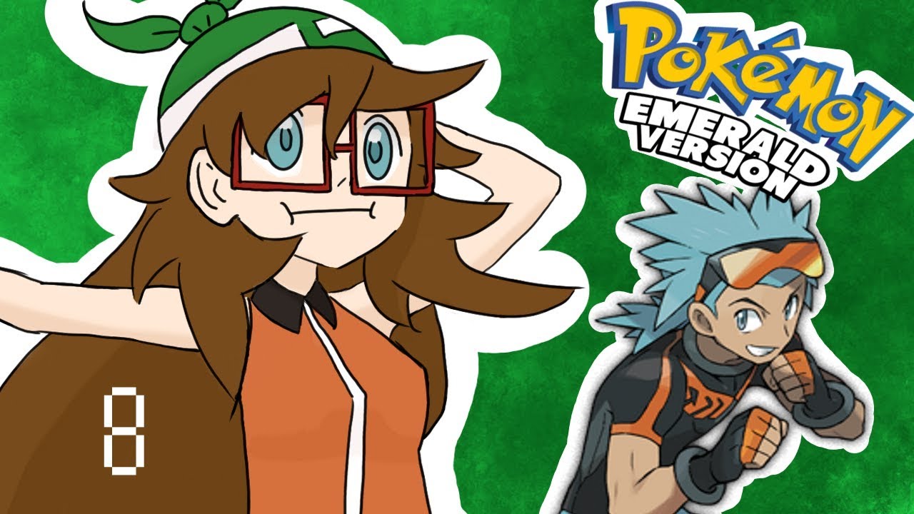 VS BRAWLY! Emerald Gym Challenge Part 8 - YouTube