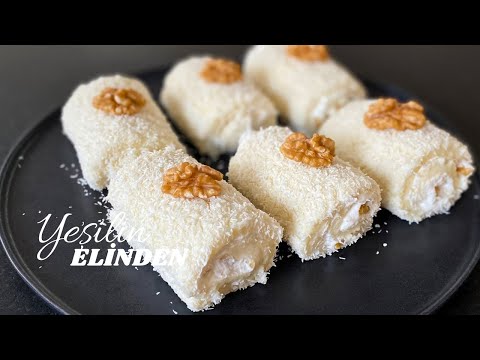 En çekici Türk Tatlısı!! Süt varsa bu leziz pastayı FIRINSIZ yapın! ÇOK KOLAY ve LEZZETLİ!🤩