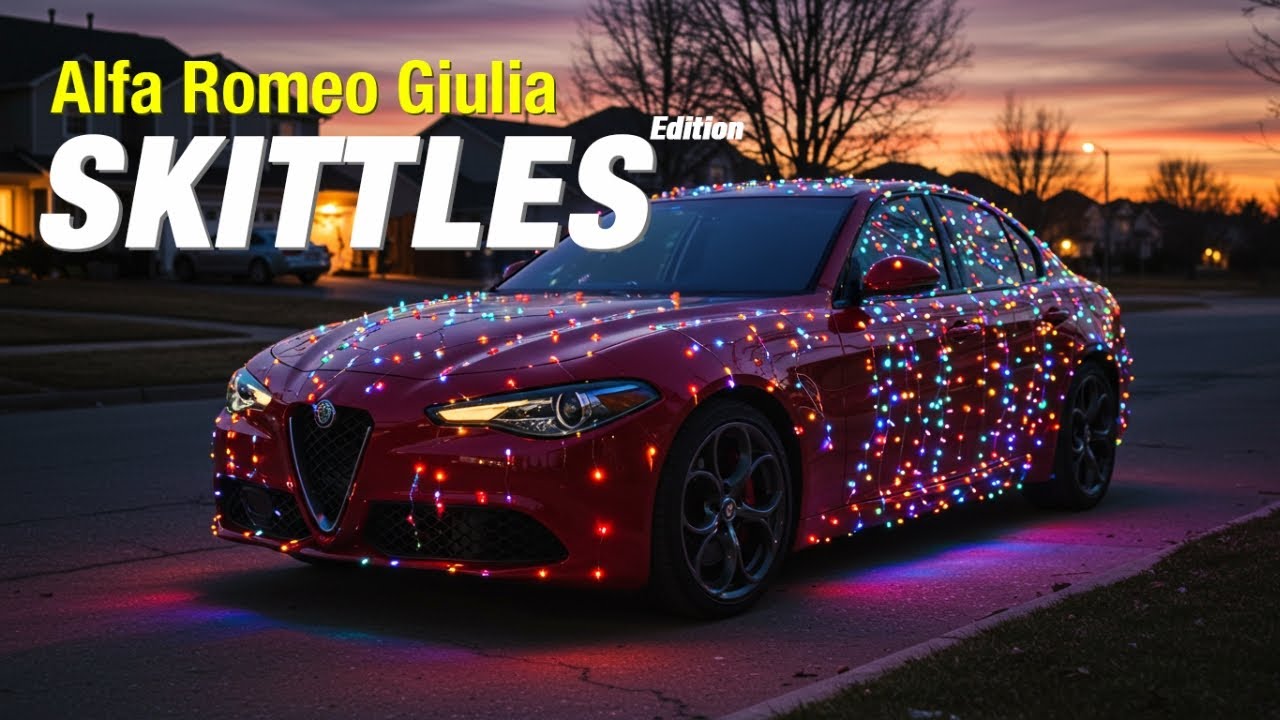 2,500 Christmas Lights on my Alfa Romeo Giulia! (You Won't Believe What ...