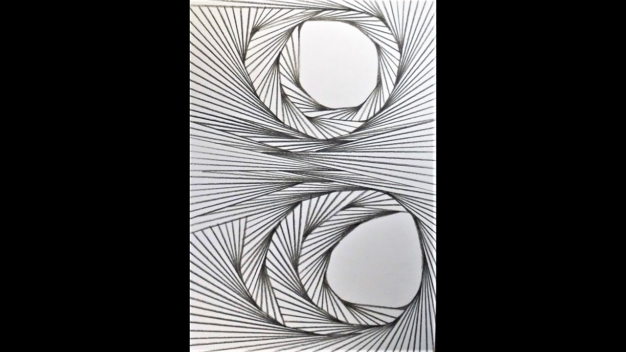 ASMR - Abstract drawing #4 - Bicameral - Colored pencil - No talking ...