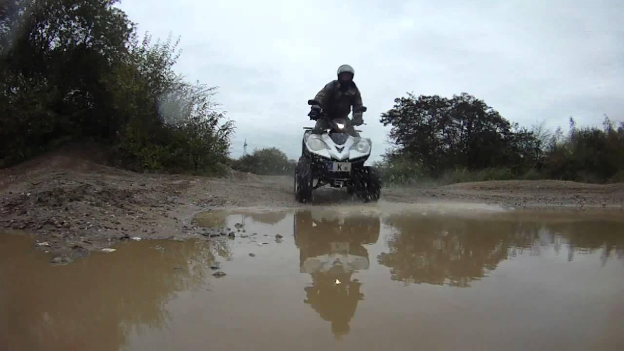 GoPro ATV Quad Mud Fun Dirt Track - YouTube
