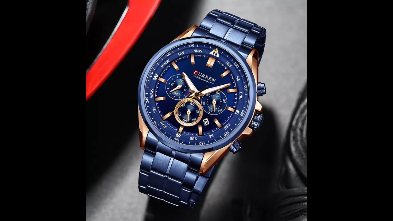 CURREN 8399 Blue Color Watch || Easy Shopping Zone || Bangla Watch ...