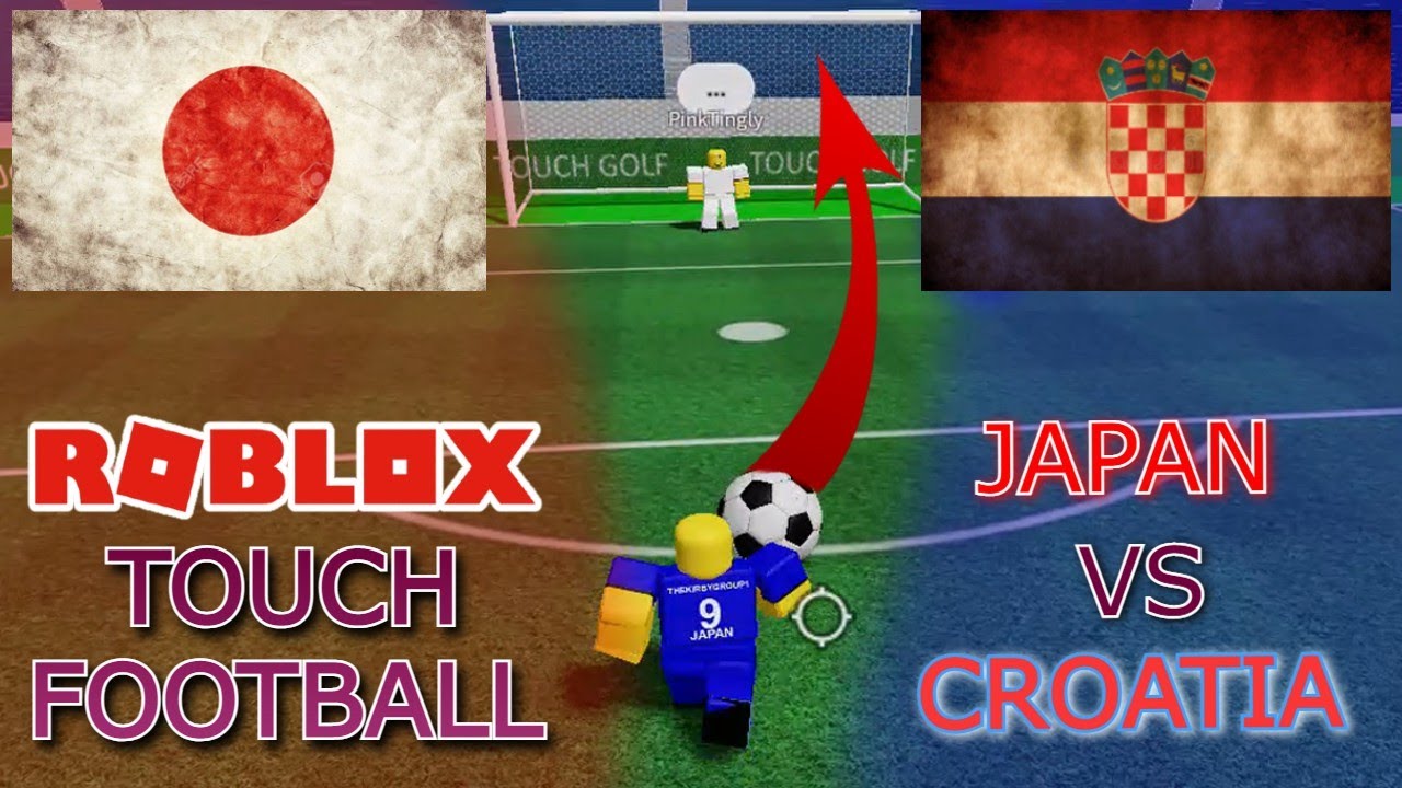 Japan vs Croatia | Touch Football Penalty Shootout Roblox (Qatar World ...