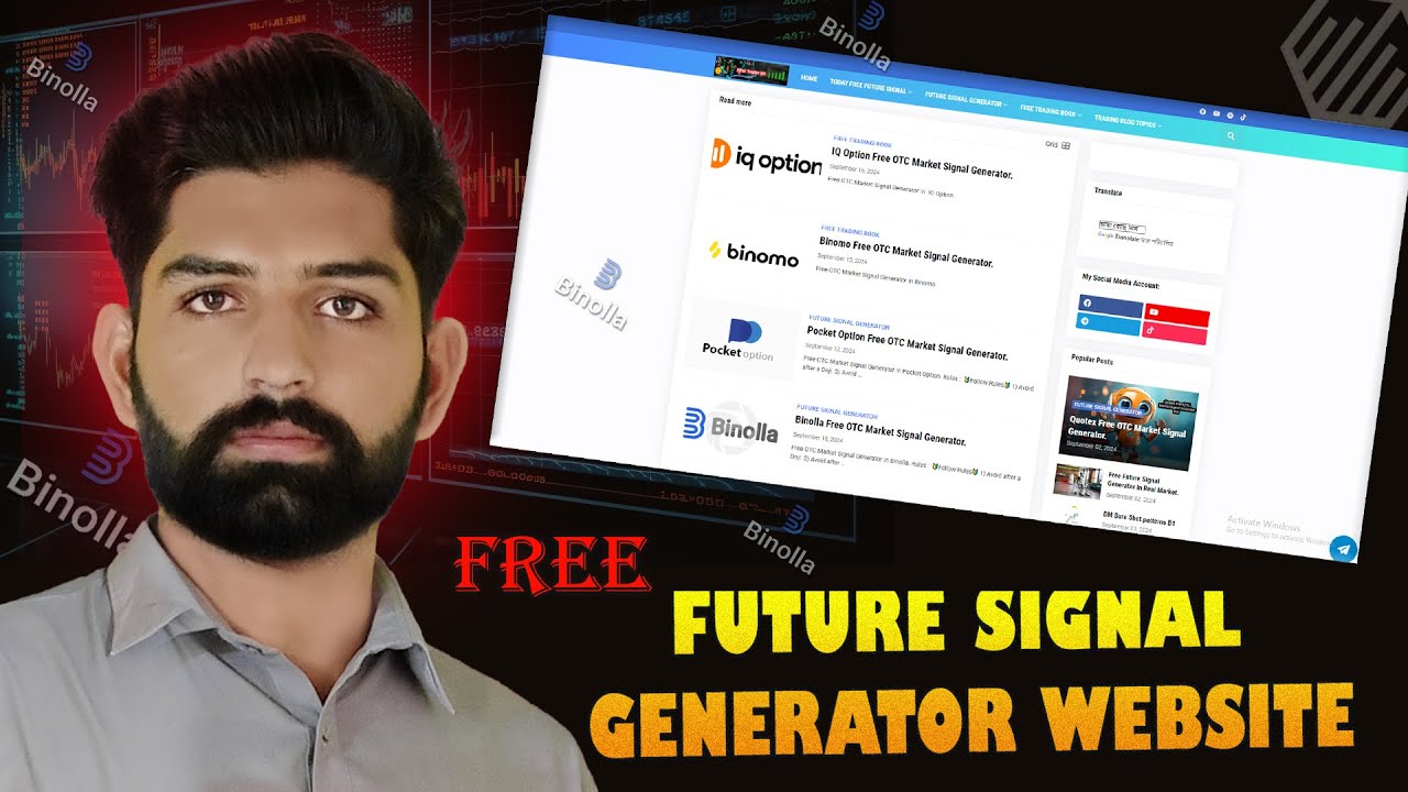 Free Future Signal Generator Website . #rifattraderbd.com #Quotex # ...
