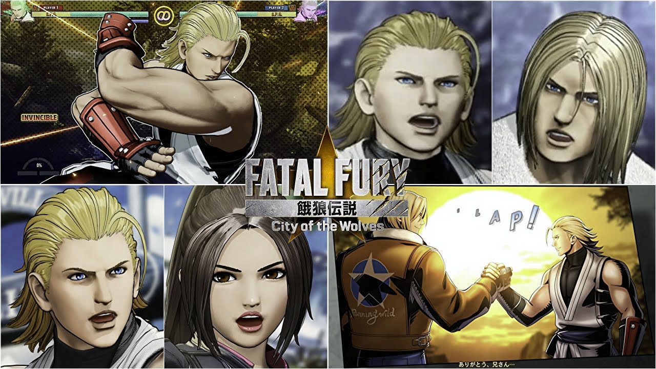 【餓狼伝説CotW】アンディ 掛け合い+エンディング+必殺技 -ANDY Intro+Special+Ending-【FATAL FURY ...