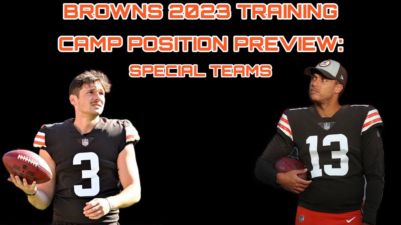 2023 Browns Training Camp Position Preview: Special Teams - YouTube