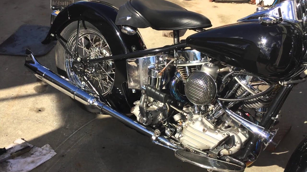 1961 Harley Davidson Panhead - YouTube