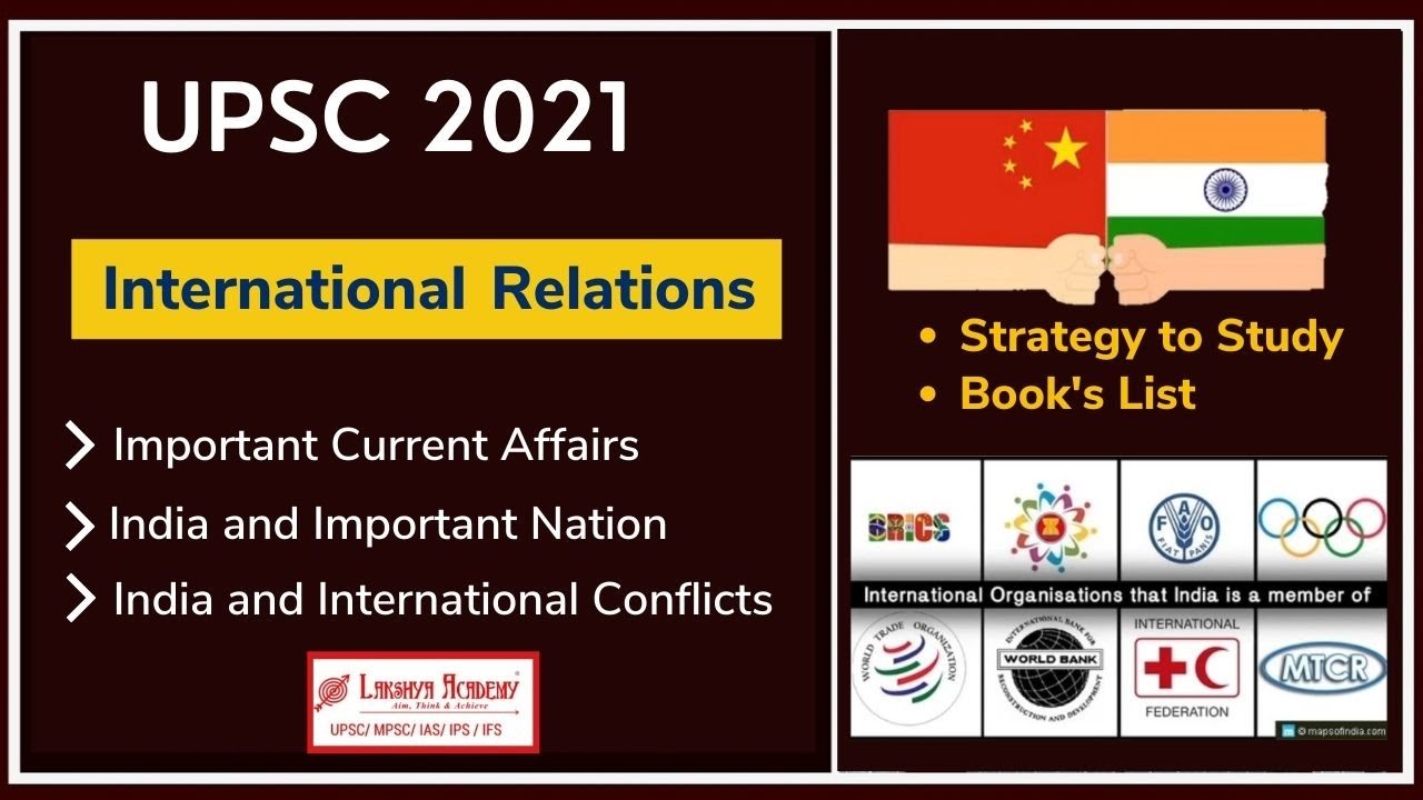 UPSC Mains 2021 : International Relations (GS) - YouTube