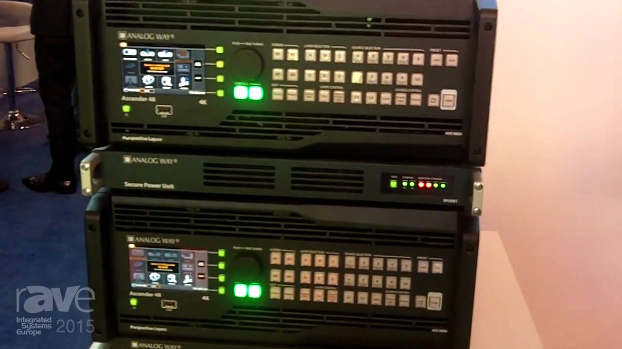 ISE 2015: Analog Way Introduces Ascender 48 Multi-Screen Processor with ...