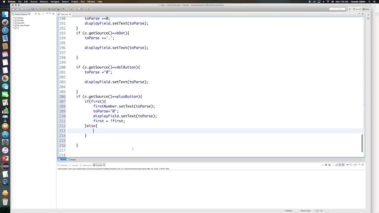 Java Gui Actionlistener Multiple Components Calculator Part 2 Youtube