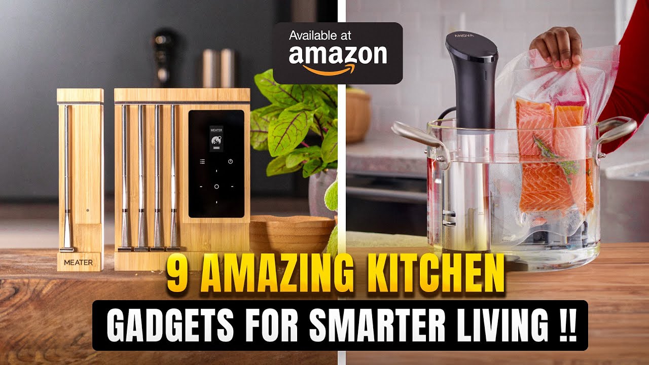 9 AMAZING Kitchen Gadgets On Amazon You Need In 2024 !! - YouTube
