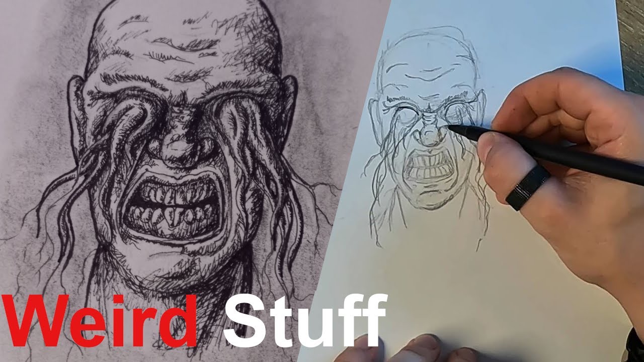 How to Draw Weird Stuff | a Tutorial in Pen and Ink - YouTube
