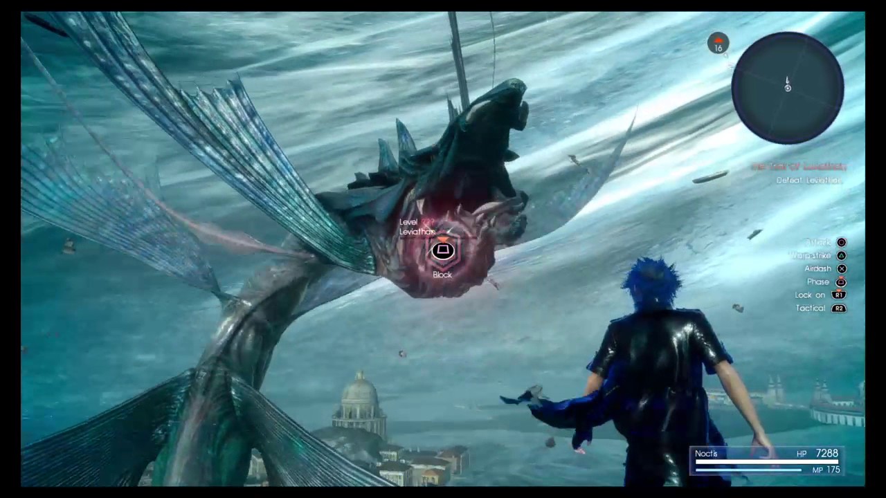 FFXV Leviathan Boss Guide - YouTube
