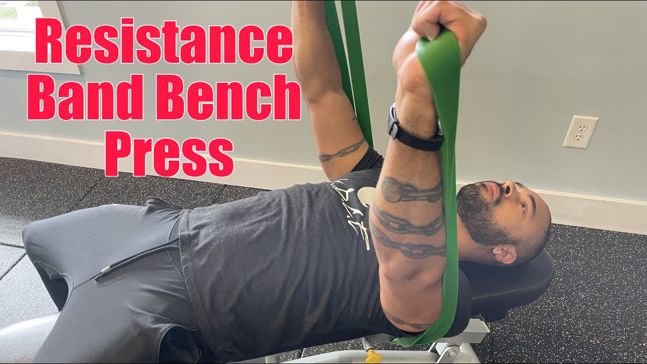 [How To] Resistance Band Bench Press - YouTube