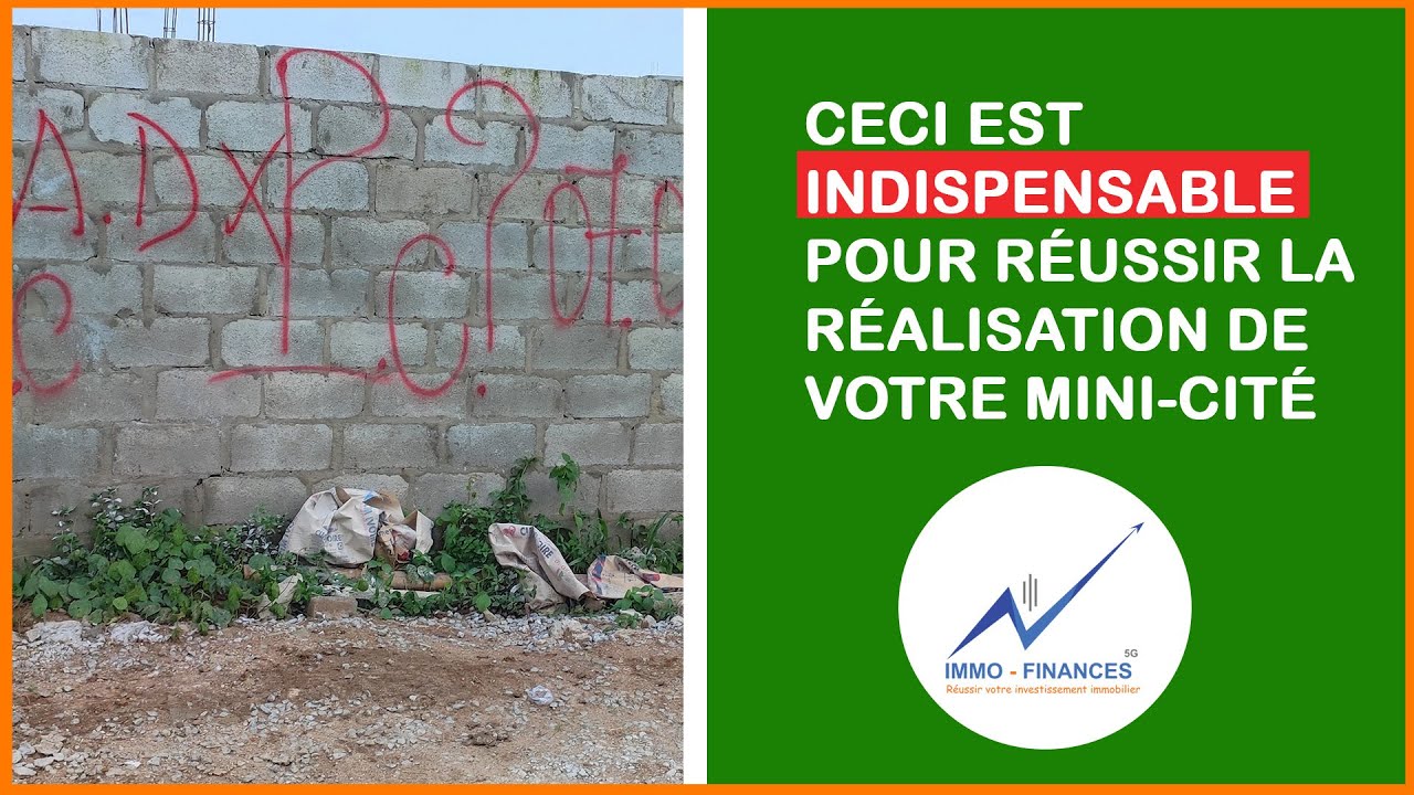 Ceci est indispensable pour réussir la réalisation de votre Mini-Cité ...