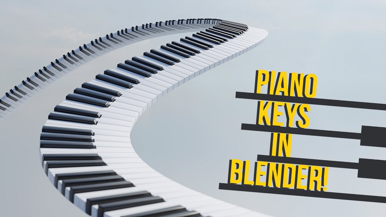Blender Piano Key Tutorial - YouTube