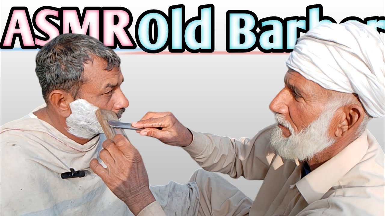 ASMR Fast Hair cutting & Shaving with Barber Old ️ [ASMR] - YouTube