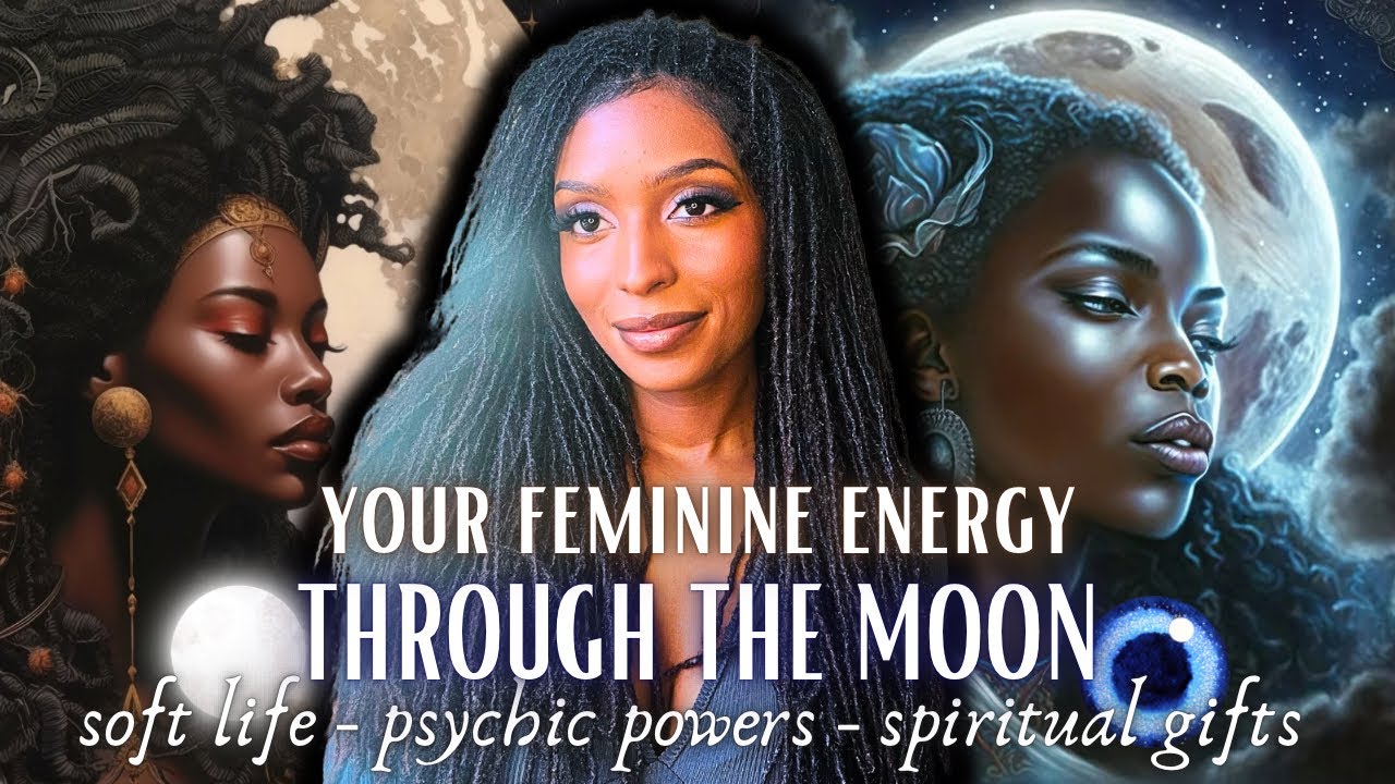 how to BE in your feminine energy via THE MOON - YouTube