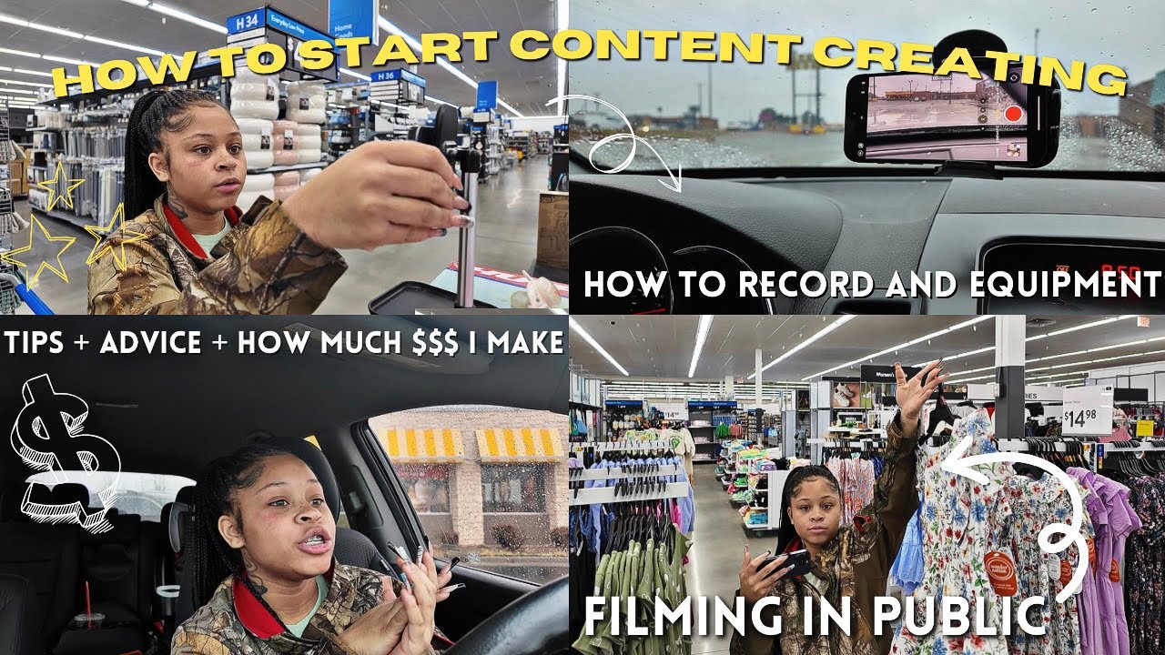 How to Become a Content Creator: Filming in Public & Starting Your ...