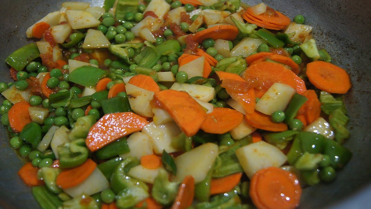 Mix Vegetable Salan /How to Make Mix Sabzi Recipe / Mix Vegetable ...