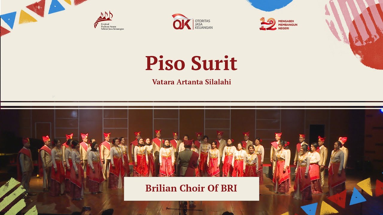 Perdana: Piso Surit (Vatara Artanta Silalahi) oleh Brilian Choir Of BRI ...