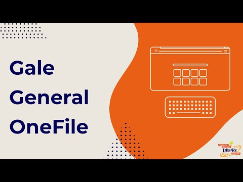 Gale General OneFile - YouTube