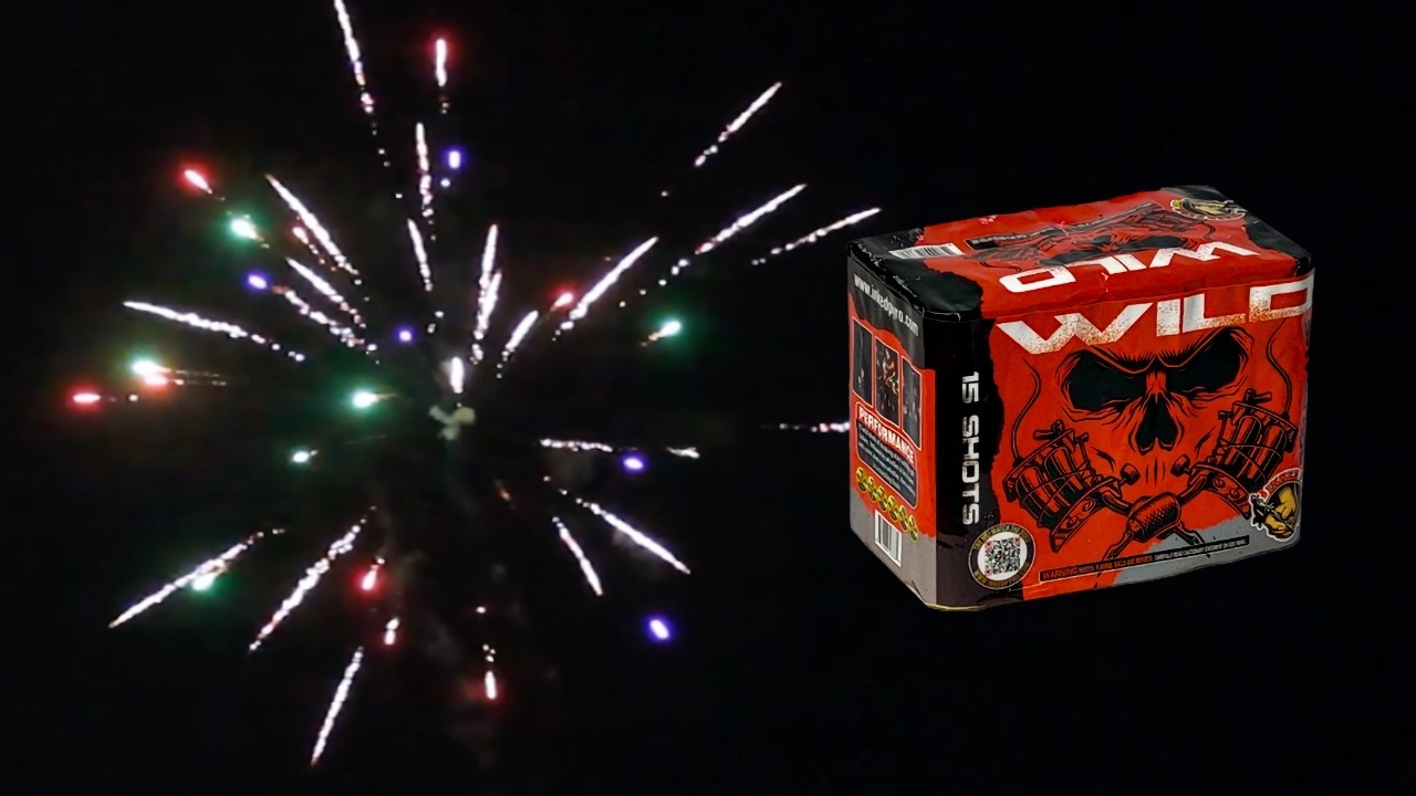 Wild Fireworks Cake by Inked Pyro | 15 Shot 200 Gram | Captain Boom ...