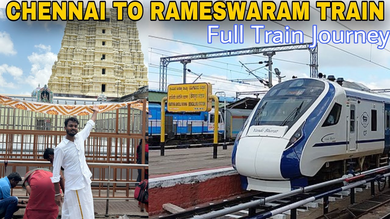 Rameshwaram Super-fast Train | Chennai to Rameshwaram Train Journey ...