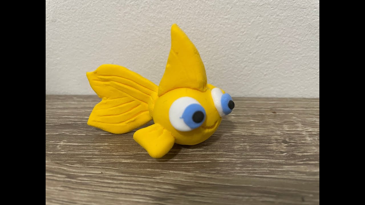Craft a Sunny Yellow Fish with Light Clay! | Quick & Captivating DIY ...