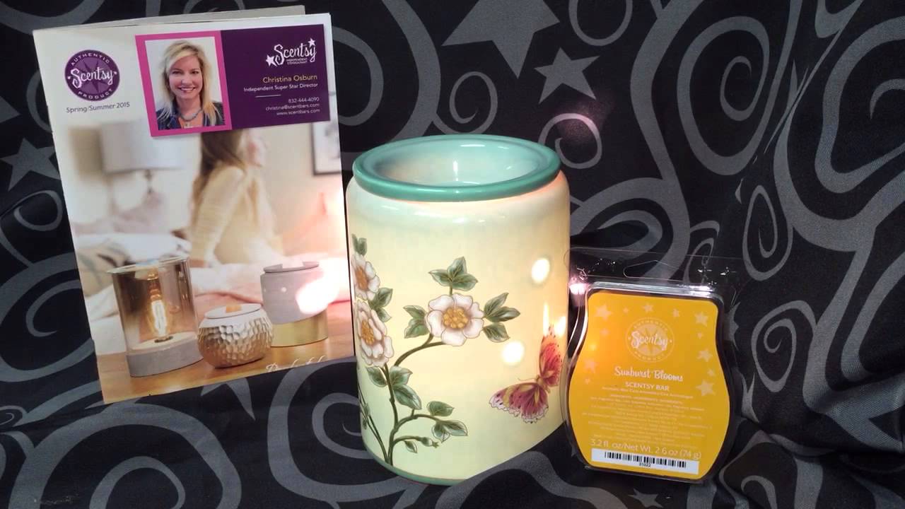Scentsy Madame Butterfly Mint Warmer - YouTube