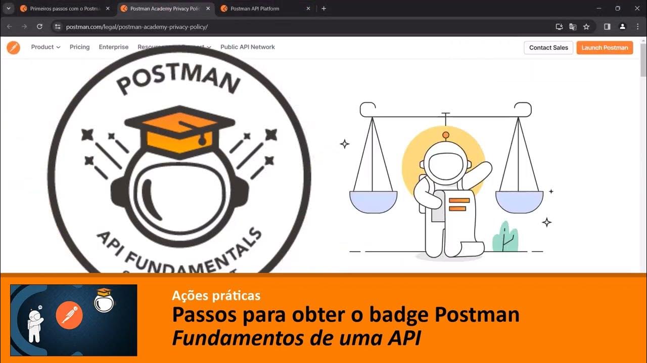 Obtenha AGORA o BADGE gratuito do Postman API - Siga estes passos ...