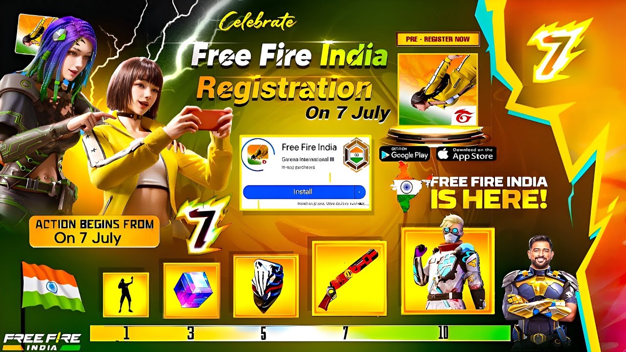 Free fire India Registration - YouTube