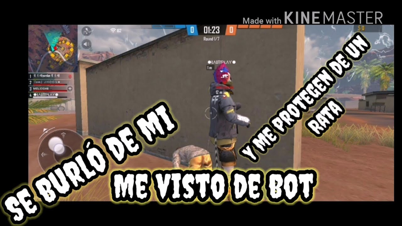 Me visto de bot y me insulta un rata - YouTube